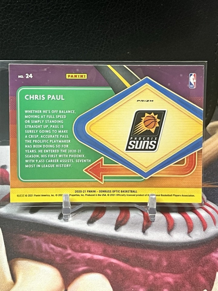 2020-21 Panini Donruss Optic - Express Lane Chris Paul #24 Holo Prizm ...