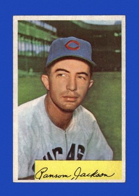 1954 Bowman Set-Break #189 Ransom Jackson EX-EXMINT *GMCARDS* | eBay
