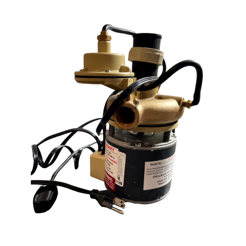 Shellback 1/8 HP Cast-Iron Tray Effluent Septic Automatic Laundry Pump ...