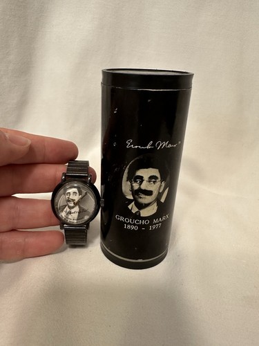 Groucho Marx Wristwatch Marx Brothers 1987 SUPER RARE Promotional ...