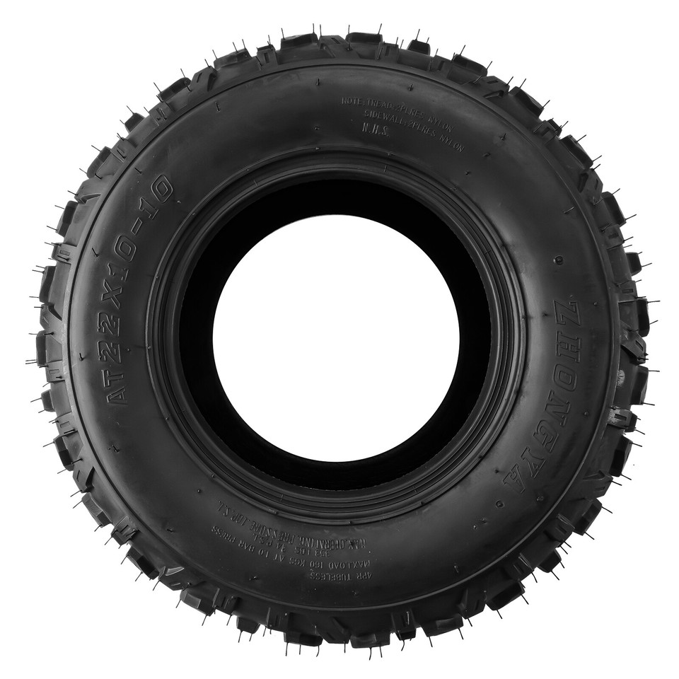 2*)22x10-10 ATV Tires 22x10x10 4PR All Terrain Heavy Duty Replace Tyre ...