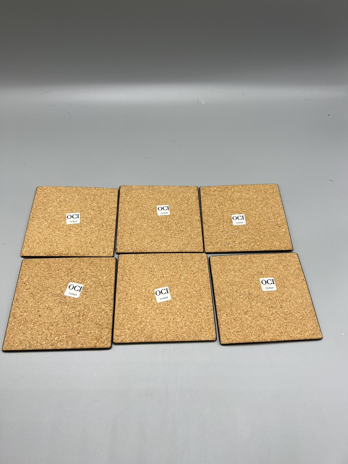 Vintage OCI Fish Laminated Coasters Set of 6 Taiwan Fitz & Floyd 4”x4 ...