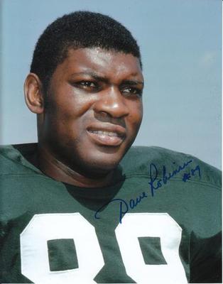 DAVE ROBINSON Autographed Signed 8" x 10" Photo Green Bay Packers ...