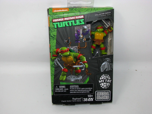 TMNT Mega Bloks Raphael Figure 38 Pcs Metal Classic Series 2016 ...