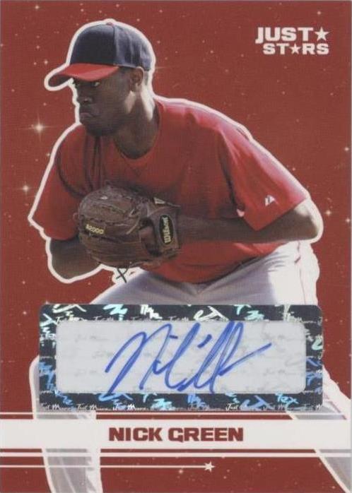 2008 Just Minors Just Stars - Nick Green #83 Autographs /100 (AU) for ...