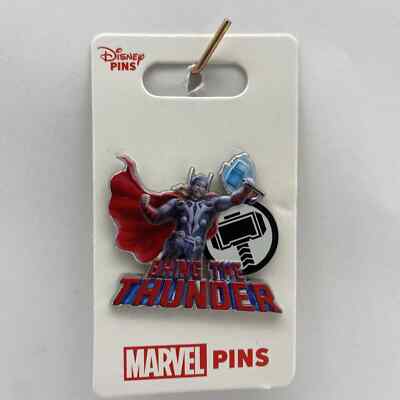 Disney Pin Marvel Thor Bring the Thunder Avengers 3D Parks Trading Pin ...