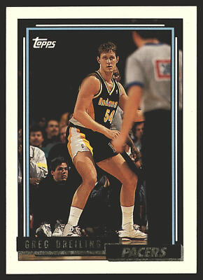 1992-93 Topps #139 Greg Dreiling Gold | eBay