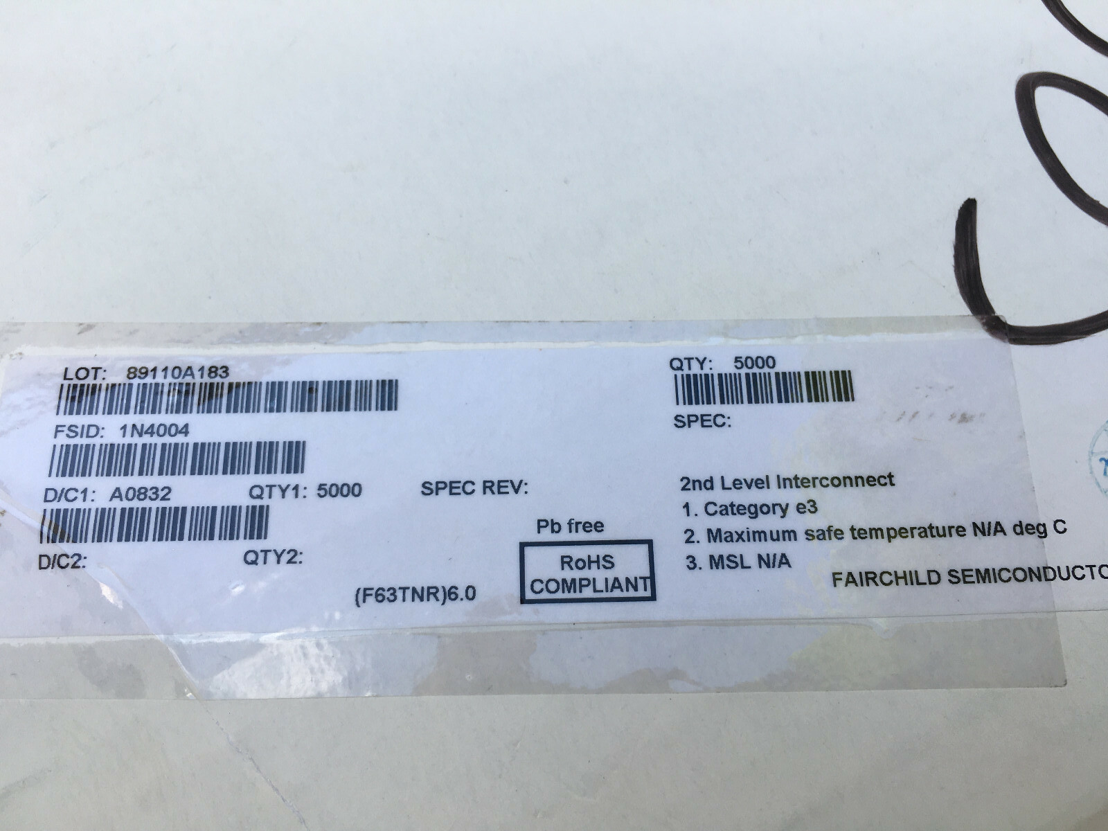 5000pcs 1N4004 Rectifier Diode 1A 400V IN4004 - US Seller - Free ...