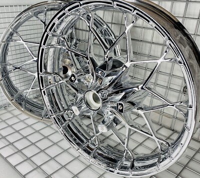HARLEY PRODIGY TOURING WHEELS CHROME & ABS BEARINS 2020-22 ROAD GLIDE ...