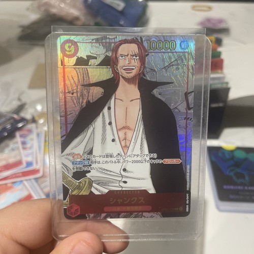 One Piece Cards Op01-120 Sec Alt Art Manga Rare Shanks Japan | eBay