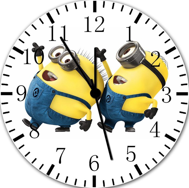 Minions wall Clock 10" will be nice Gift and Room wall Decor E49 | eBay