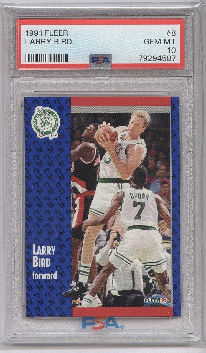 Larry Bird 1991 Fleer #8 Base Price Guide - Sports Card Investor