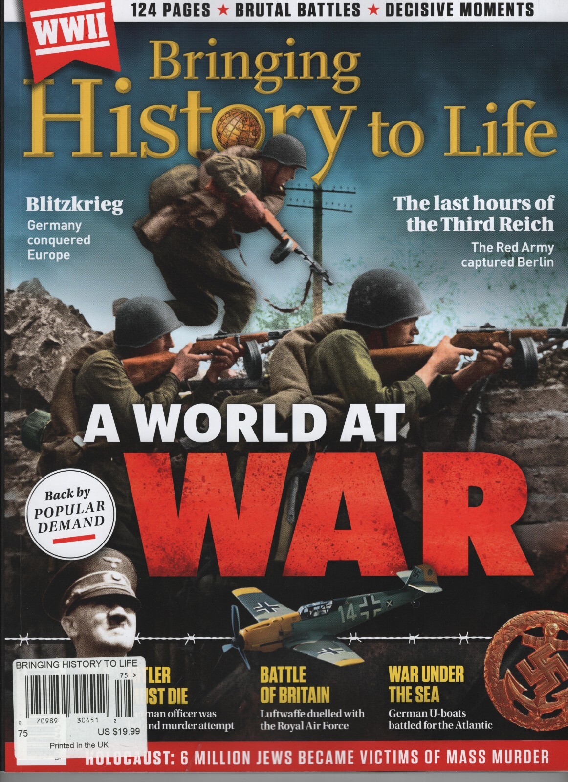 A WORLD AT WAR BRINGING HISTORY TO LIFE MAGAZINE 2023 BONNIER PUB | eBay