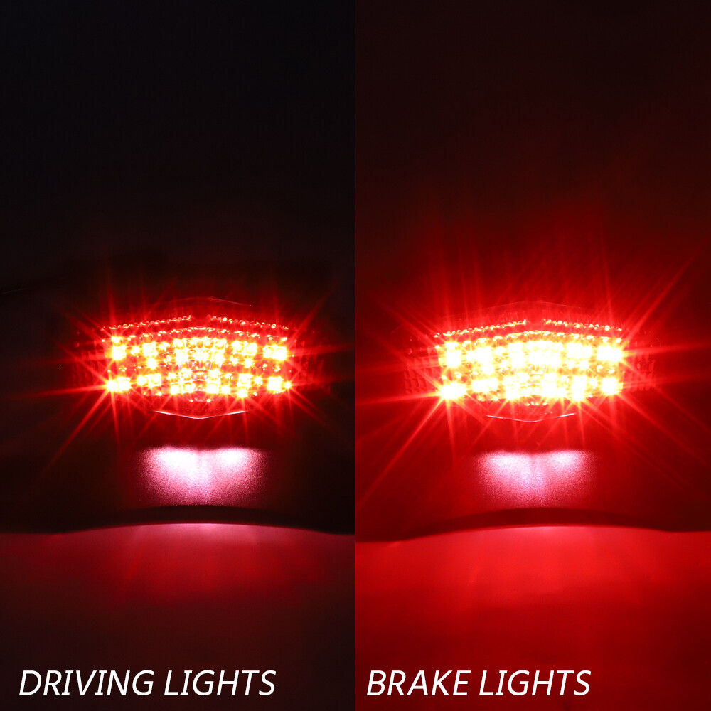 Fender License Plate Holder LED Light For HONDA XR250R/XR400R XR400 ...