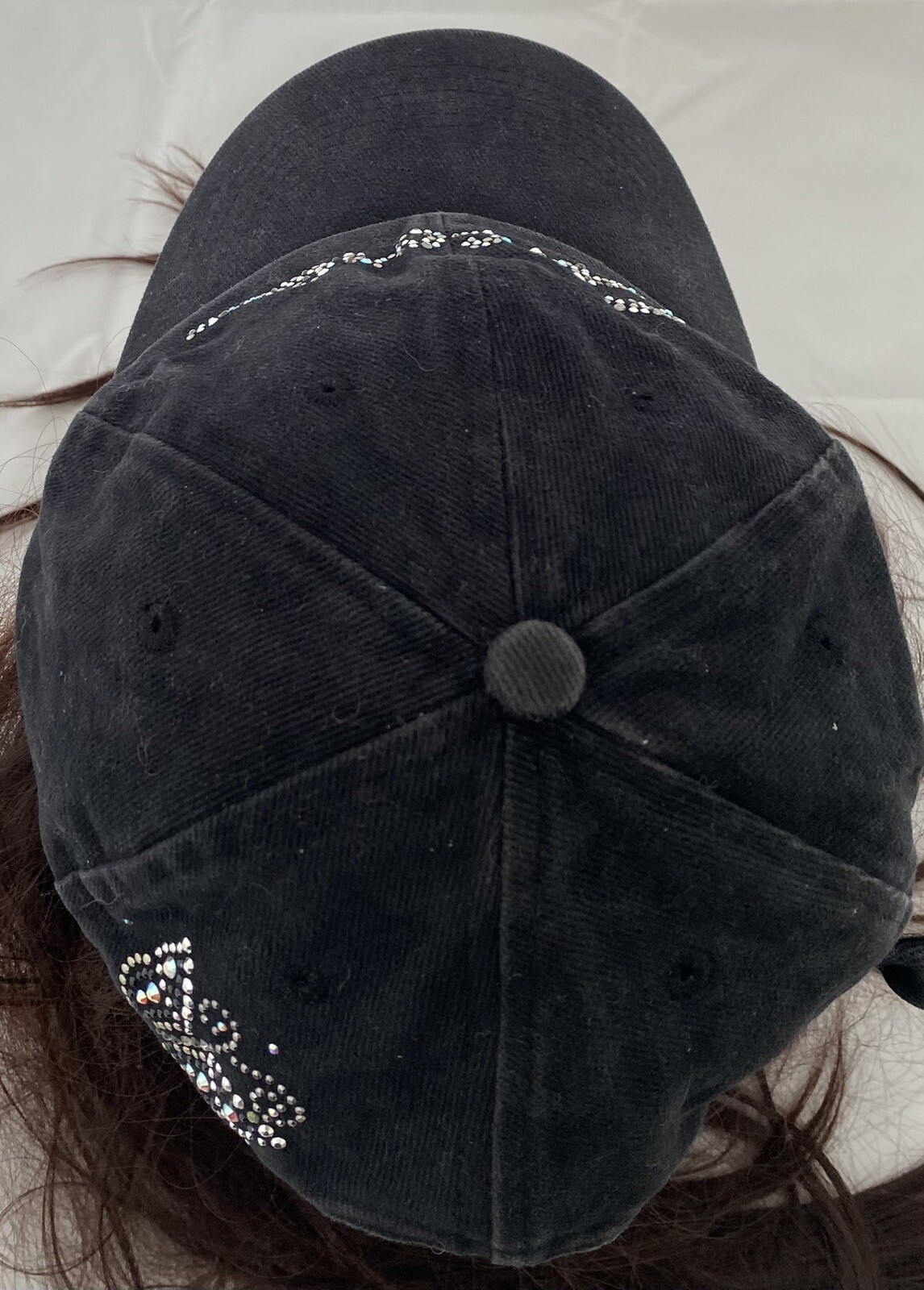 ENCORE Highlighted In Rhinestone Hat Black Cap Wynn L… - Gem