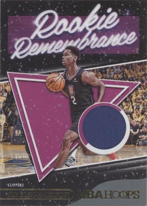 2021-22 Panini NBA Hoops - Rookie Remembrance Shai Gilgeous-Alexander # ...
