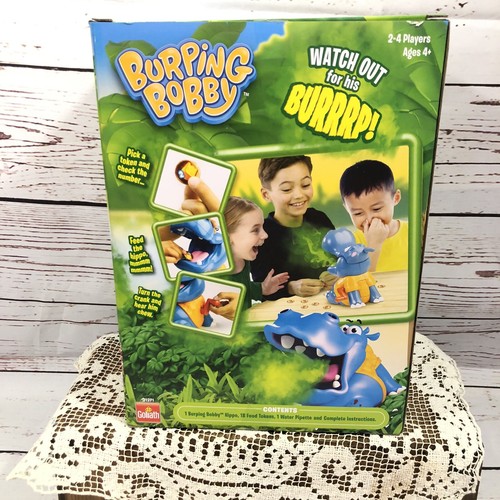 Burping Bobby Hippo by Goliath Game Toys Family Fun Night 2-4 Players ...