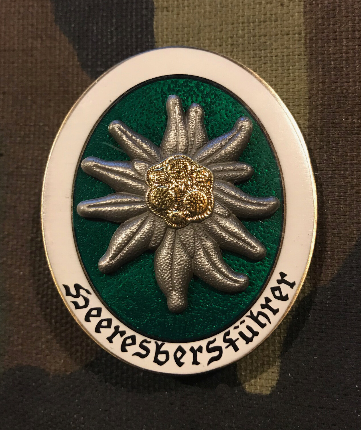 WWII GERMAN ARMY MOUNTAIN GUIDE HEERESBERGFUEHRER BADGE | eBay