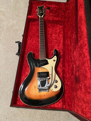 1962 MOSRITE Pre Ventures ( Joe Maphis ) - Set Neck - Side Jack -Real ...