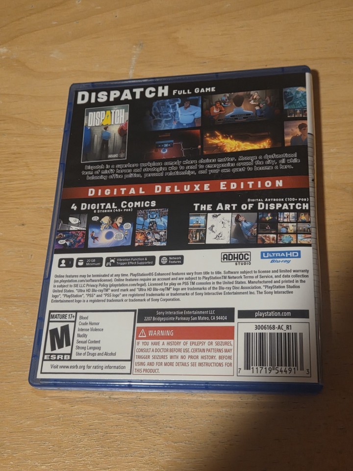 Dispatch Digital PS5 Deluxe Edition Box (No disc or manual) | eBay