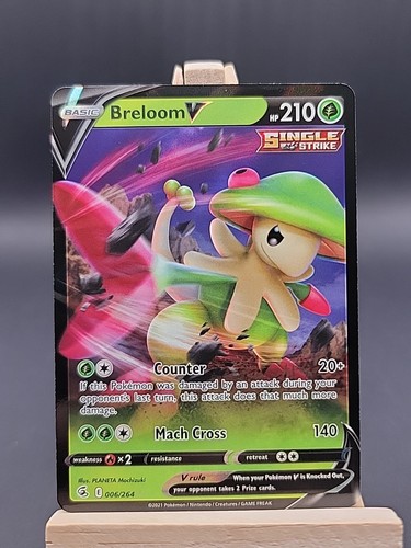 Pokemon Breloom V 006/264 Fusion Strike Ultra Rare Holo NM | eBay
