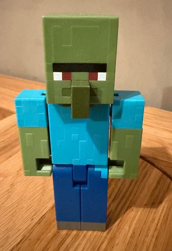 Minecraft Tundra Tower Zombie Villager figure | eBay UK