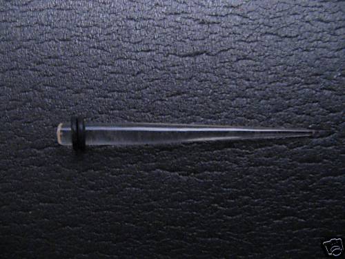Body Piercing Taper 8g Acrylic 8 gauge CLEAR expander | eBay