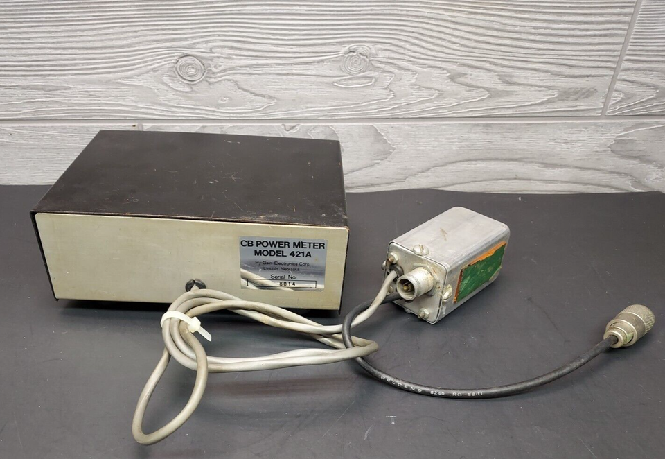 Vintage Hy-Gain Electronics CB Power Meter Model 421A Wattmeter | eBay