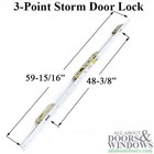 Andersen / Emco Storm Door Multipoint Lock (MPL), 2 Hooks and Deadbolt ...