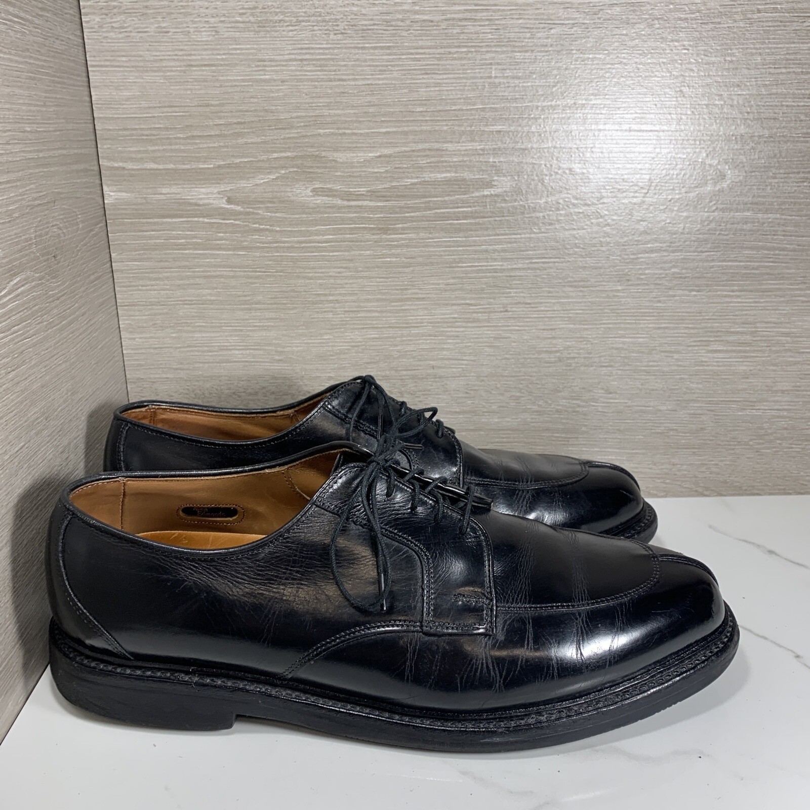 Allen Edmonds Walton Men’s Split Toe Oxfords 10 EEE Black | eBay