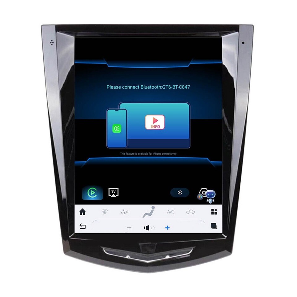 Android 13.0 Tesla Screen GPS Radio For Cadillac ATS CTS SRX Escalade ...