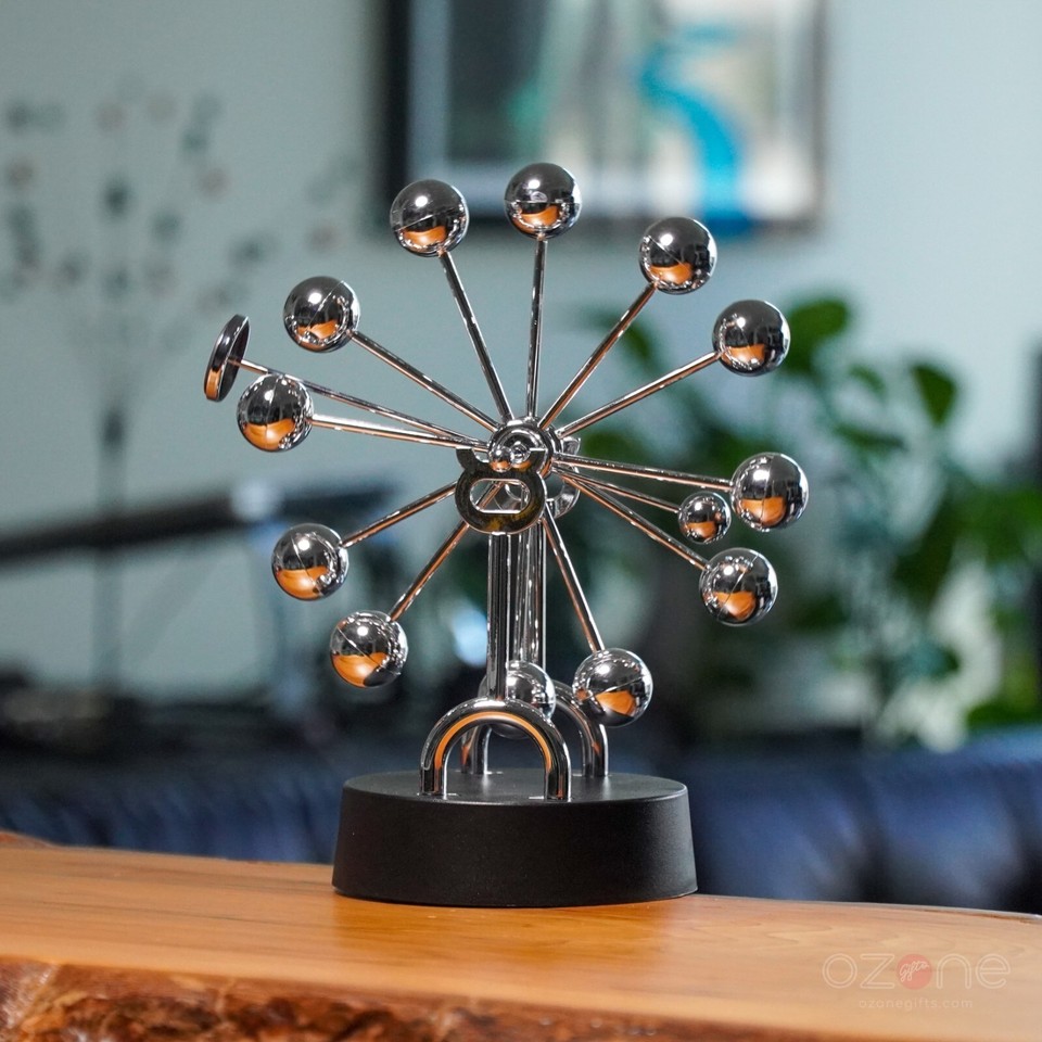 Kinetic Desktop Toys by Golden Island - Battery Operated Rare Vintage ...