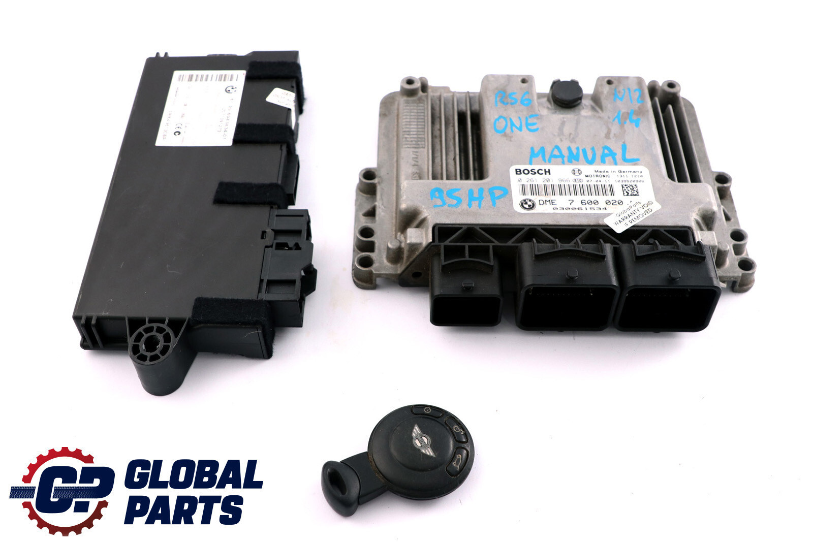 BMW Mini One R55 R56 N12 1.4 95HP ECU Kit DME CAS 3 Key 7600020 | eBay