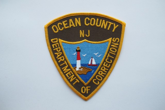 OCEAN COUNTY NJ DEPARTMENT OF CORRECTIONS EMBROIDERY APPLIQUE PATCH | eBay