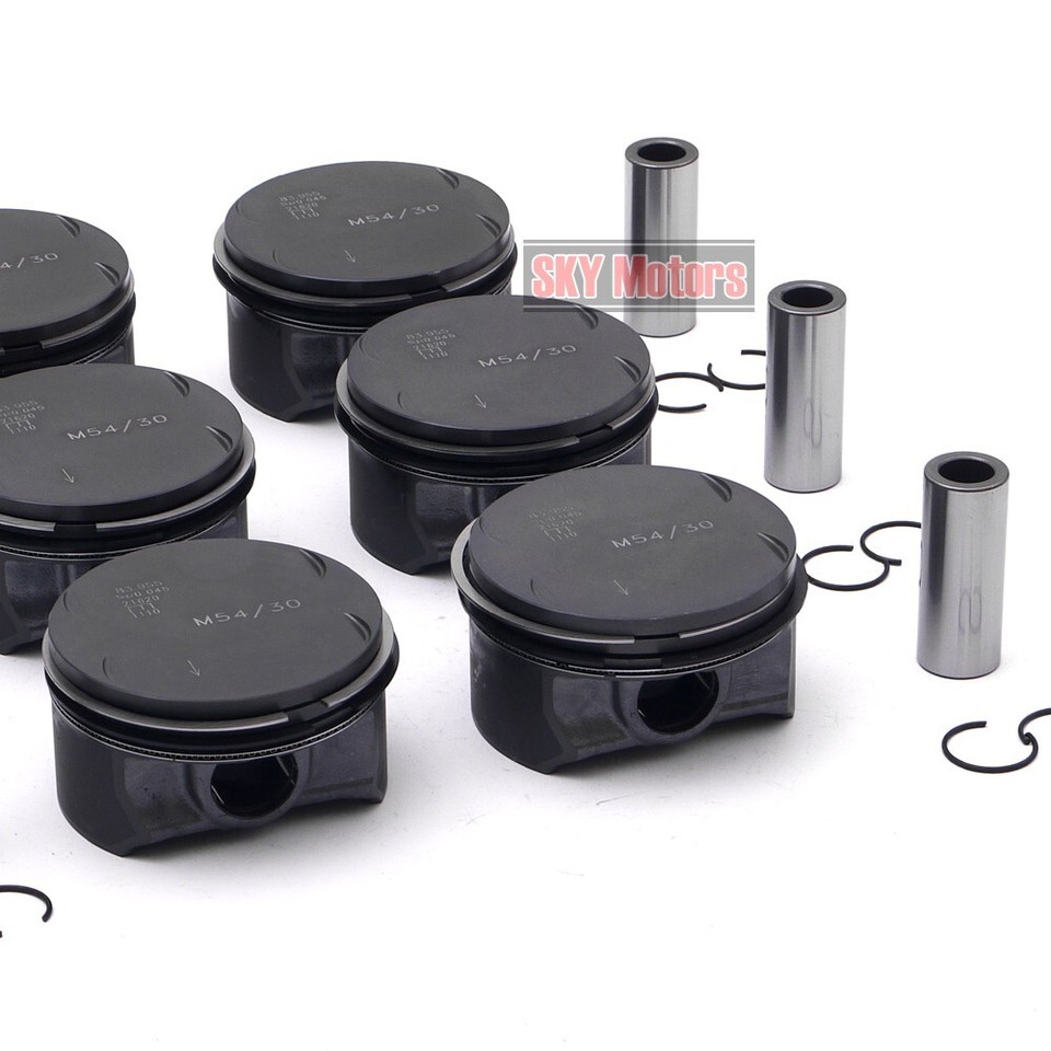 6cyl Pistons Rings Set STD Φ84mm for BMW 330Ci X3 X5 Z4 E46 E36 E85 ...
