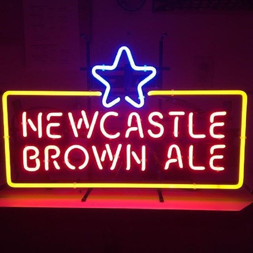 20"x16" Newcastle Brown Ale Beer Neon Sign Lamp Light Bar Decor Artwork ...