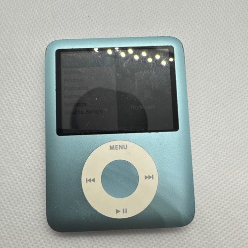 Apple iPod Nano 3rd Generation 8GB Teal – Tested & Working | eBay