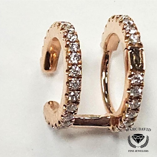 Maria Tash 18k Rose Gold & Diamond Double Ear Cuff – 0.15ct VS2/G | eBay