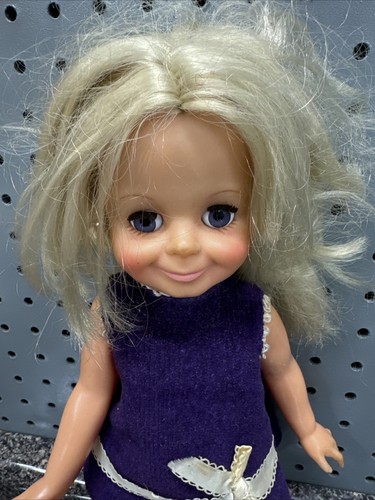 Vintage 1970 Ideal VELVET Doll (Crissy's Cousin) with ORIGINAL Dress | eBay