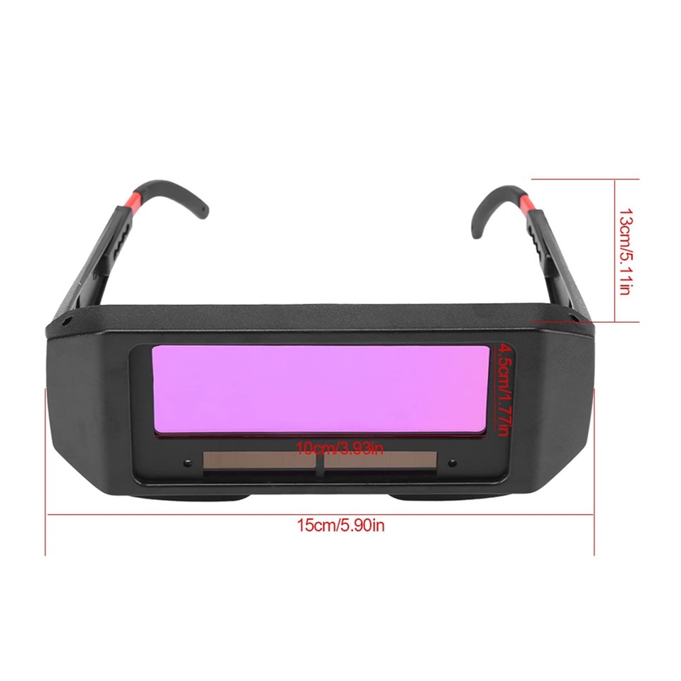 Haosie Solar Auto Darkening Welding Goggles, Safety Protective Clear | eBay