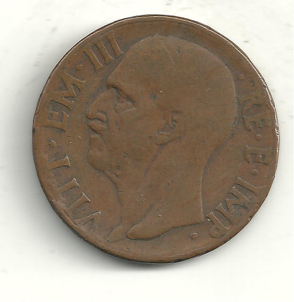 A VINTAGE VERY NICE 1939 R 10 CENTESIMI ITALY COPPER COIN-M829 | eBay