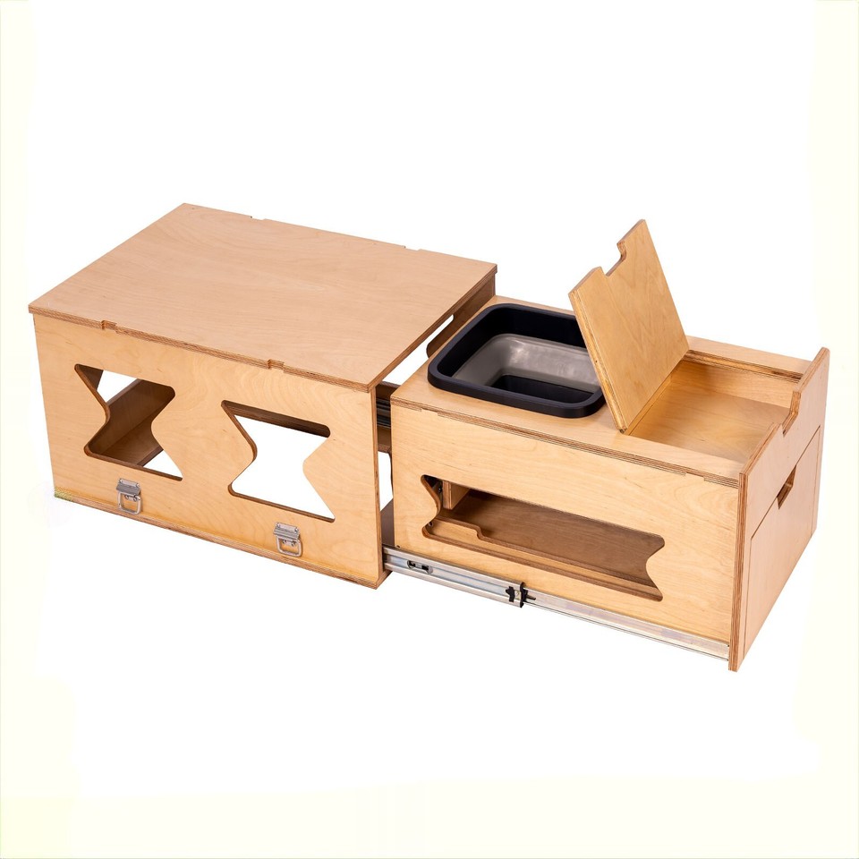 XK Overland Kitchen Box WD711 All-in-One Camping with Washing, Chopping ...