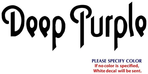 deep purple Metal Music Graphic Die Cut decal sticker Car Truck Boat ...