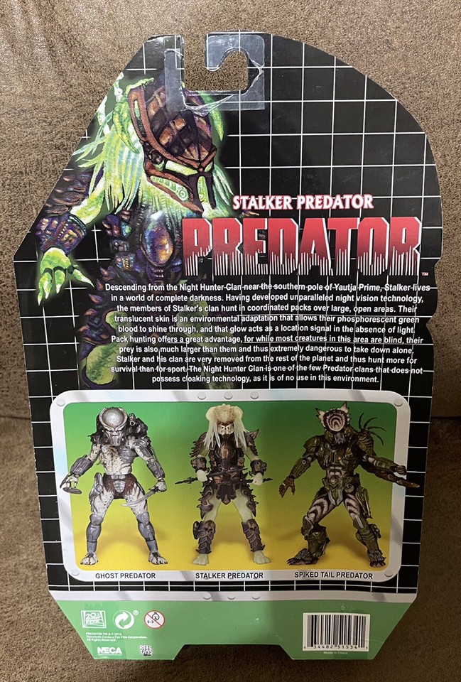 NECA Predators Series 16 Kenner Tribute STALKER PREDATOR 7" Scale ...