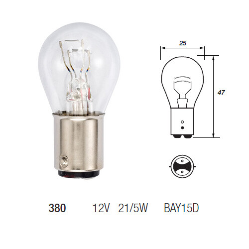 50 x Assorted Quality 12 Volt Car Bulbs Set - 10 of Each 380 382 581 ...