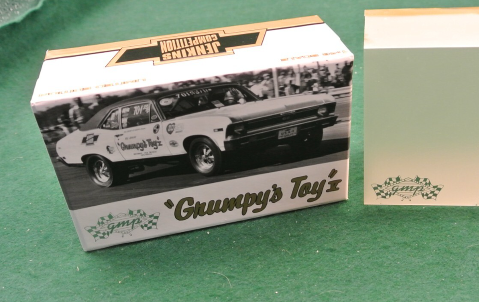 GMP Bill Jenkins "Grumpy's Toy" V 1968 Nova SS 396 Pro Stock 1:43 8425 ...
