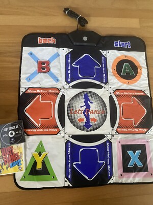 Pelican Universal Dance Pad Mat PS2 Xbox GameCube DDR Revolution Dance ...