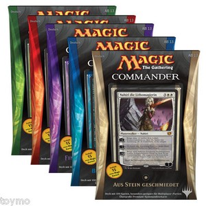 GERMAN Magic MTG 2014 Commander C14 Sealed Deck Complete Box Set The ...