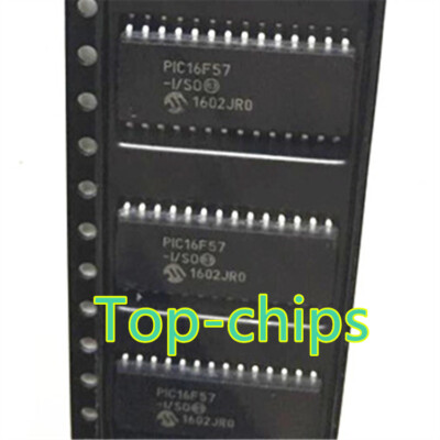 5 x PIC16F57-I/SO SOP-28 Flash-Based, 8-Bit CMOS Microcontroller | eBay