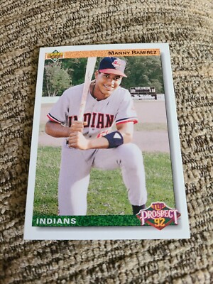 Manny Ramirez 1992 Upperdeck Top Prospect Rookie Baseball Card #63 MT ...